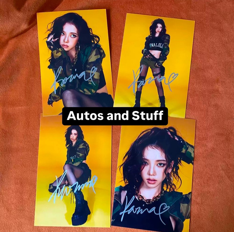 Aespa Karina Original Autograph Photos, Hobbies & Toys, Memorabilia ...