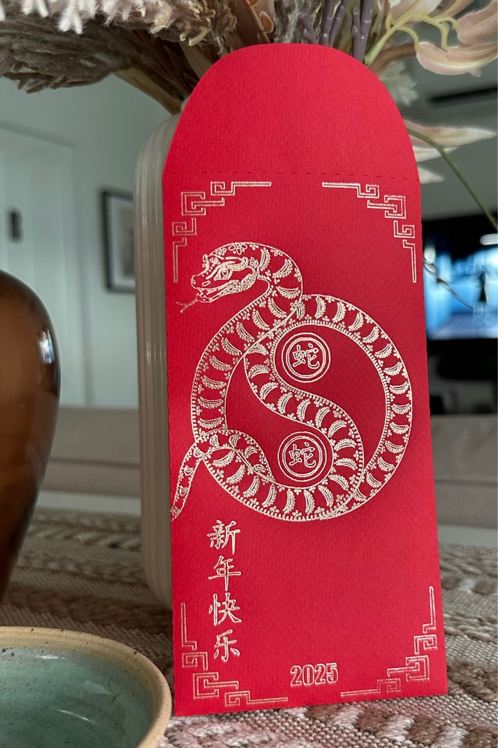 Angbao 5pcs Set | Hongbao | 2025 Chinese New Year Snake, Hobbies & Toys ...