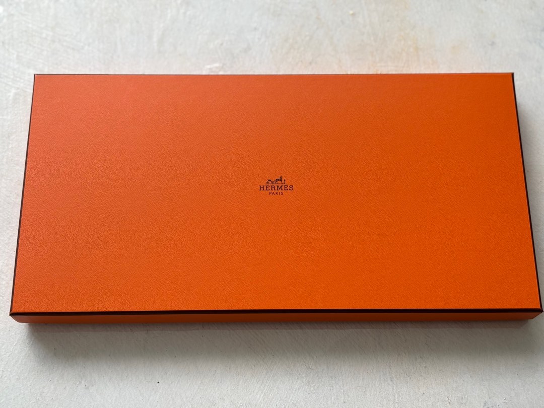 Authentic Hermes box with Ribbon. Refer to picture for size, Luxury ...