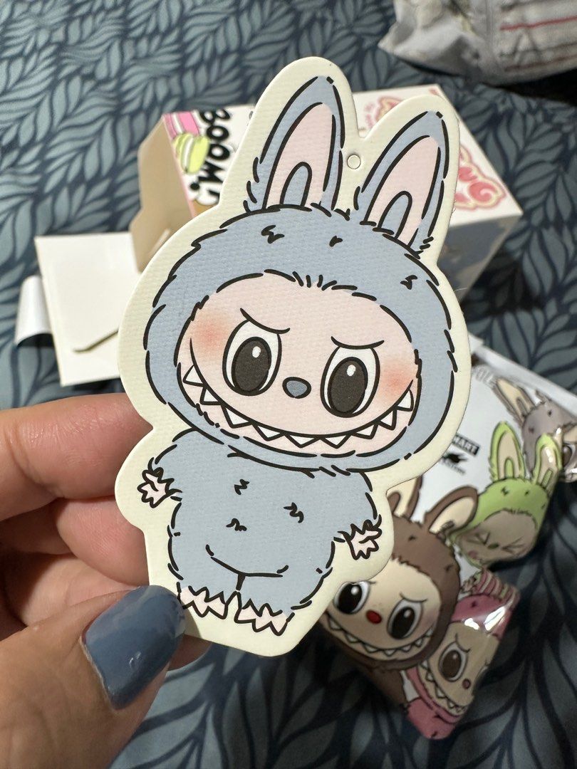 AUTHENTIC Labubu V1 - Sea Salt Coconut - Blue - Sealed Foil, Hobbies ...