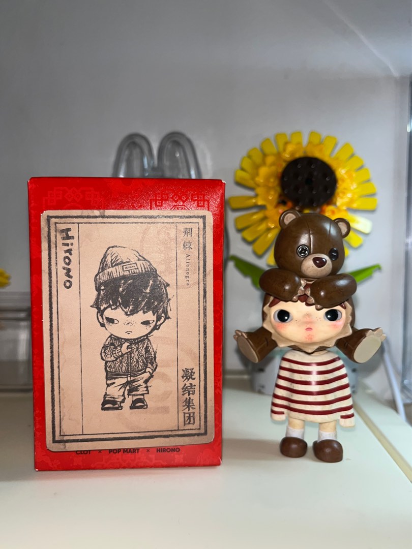 Authentic Popmart Hirono Little Mischief Protector Hirono Clot, Hobbies ...