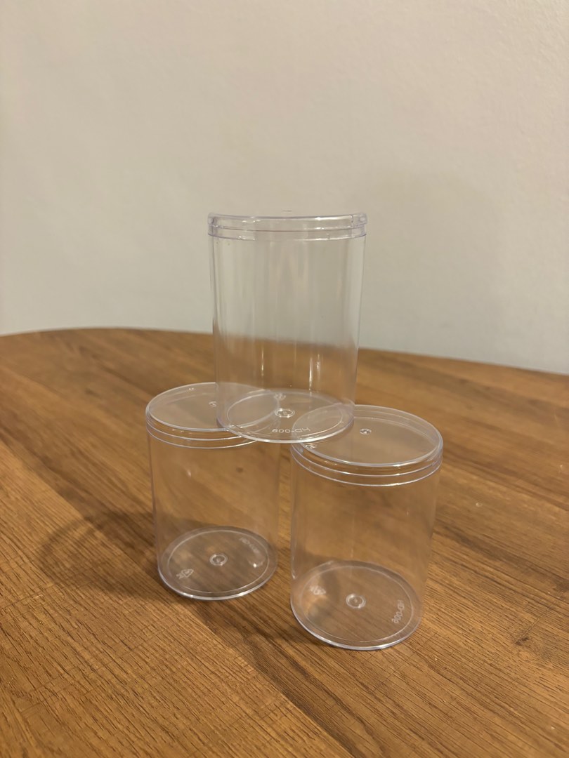 Balang plastic bottle / Round plastic bottle with transparent cap ...