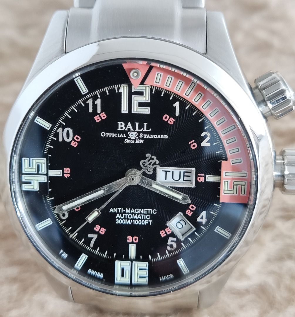 BALL ENGINEER MASTER II DIVER DM1020A Automatic Stainless Steel 41mm ...