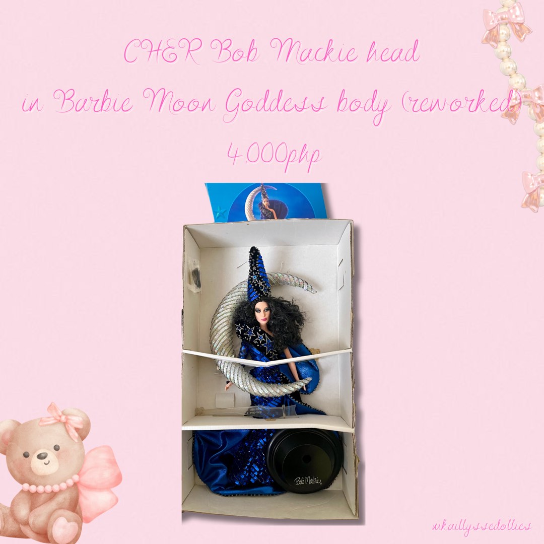 Barbie CHER Bob Mackie head in Moon Goddess Doll body (reworked ...