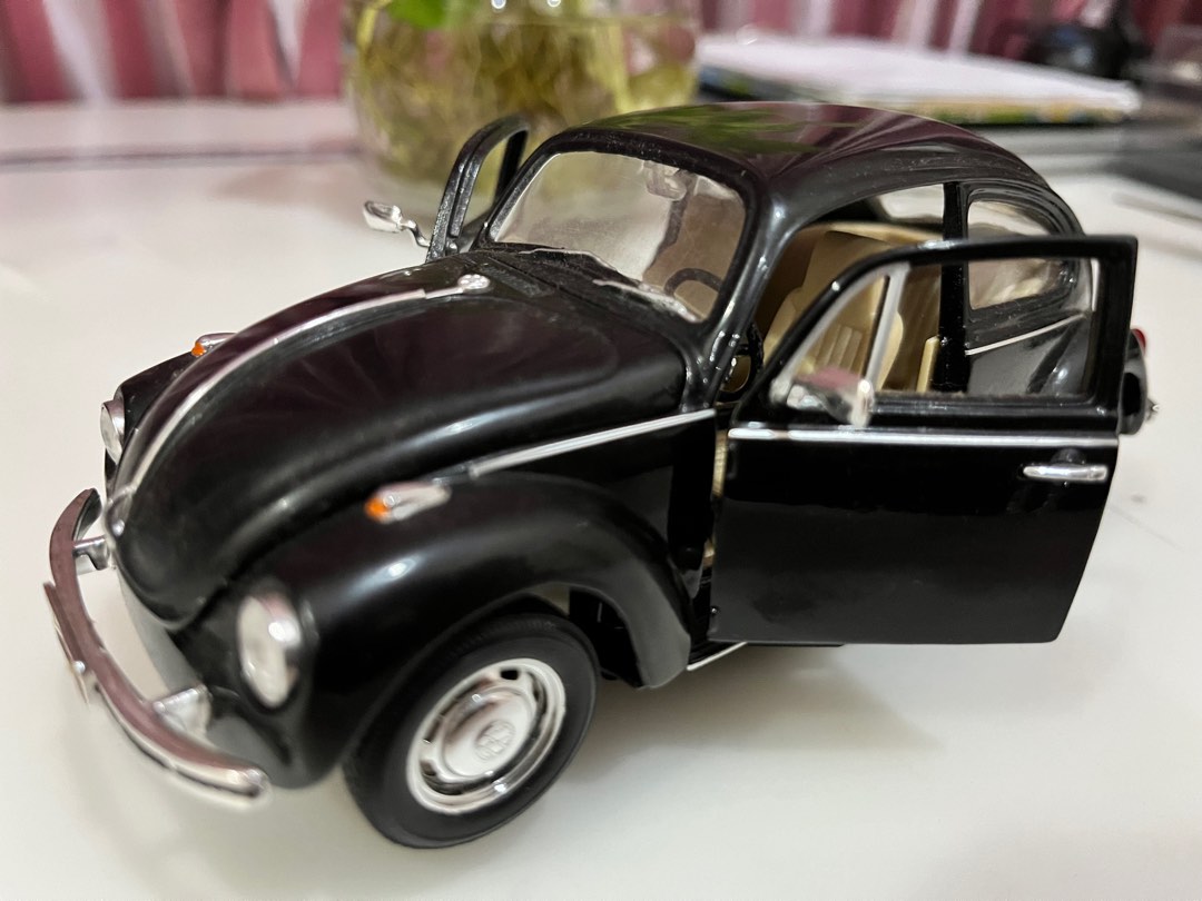 Beetle black metal model car, Hobbies & Toys, Toys & Games on Carousell