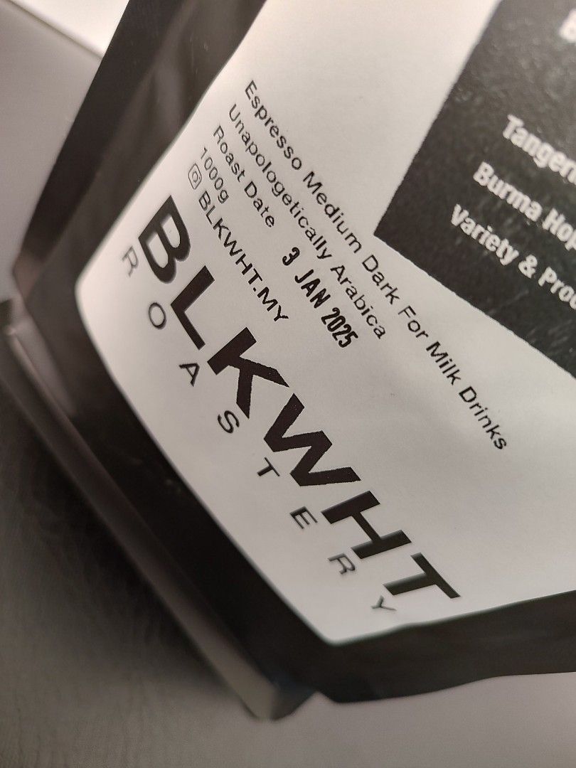 BlkWht Coffee Roastery - Burma Hopong Arabica - Milk It White, TV ...