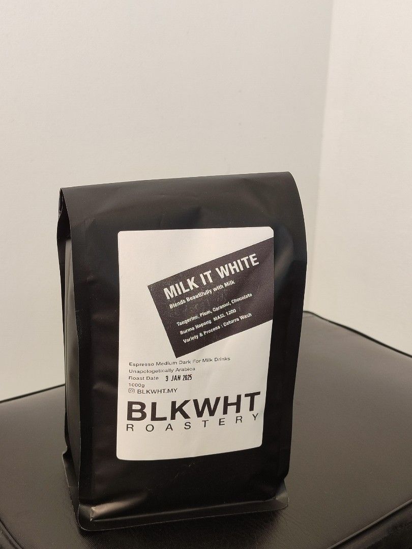 BlkWht Coffee Roastery - Burma Hopong Arabica - Milk It White, TV ...