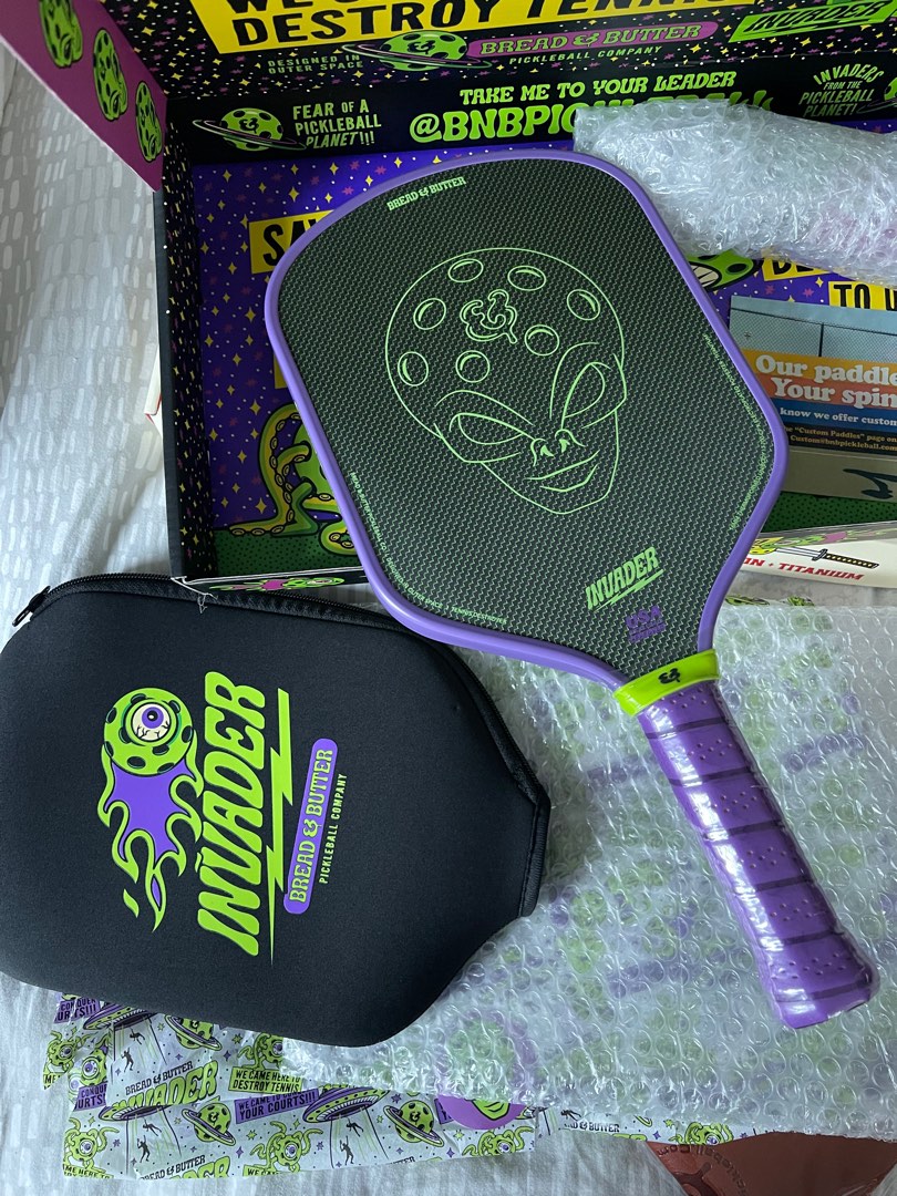 Bread & Butter Alien Invader Pickleball Paddle, Sports Equipment ...