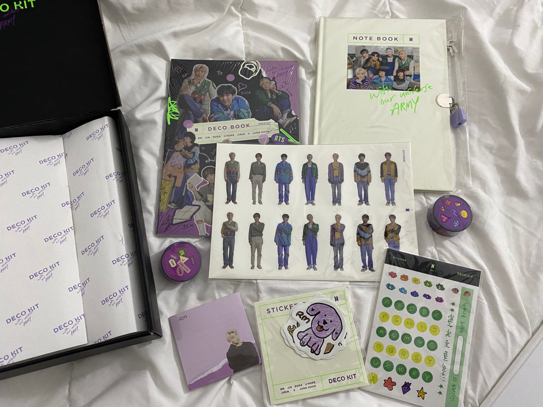 BTS DECO KIT SET, Hobbies & Toys, Collectibles & Memorabilia, K-Wave on ...