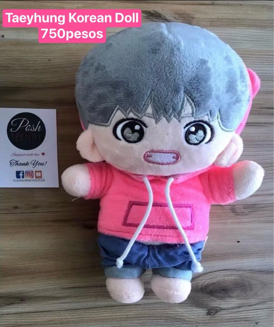 BTS Taehyung Korean Doll, Hobbies & Toys, Toys & Games on Carousell