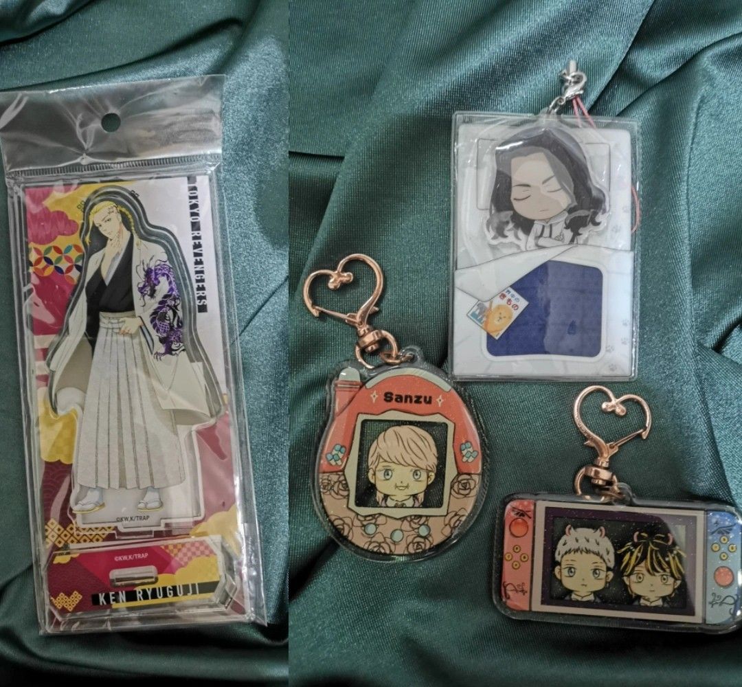 Bundle 7 tokrev draken baji standee keychains official fanmerch ...