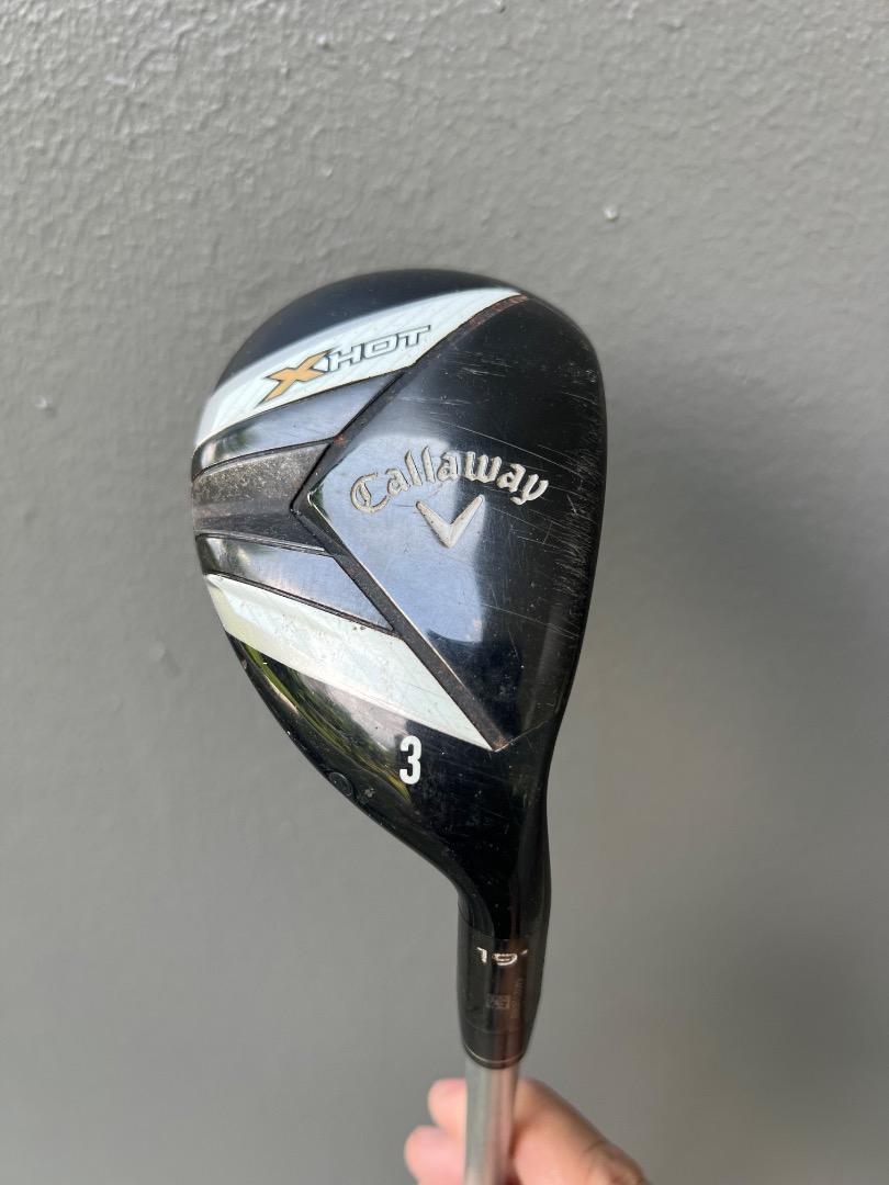 Callaway xhot golf hybrid 3 flex R, Sports Equipment, Sports & Games, Golf on Carousell