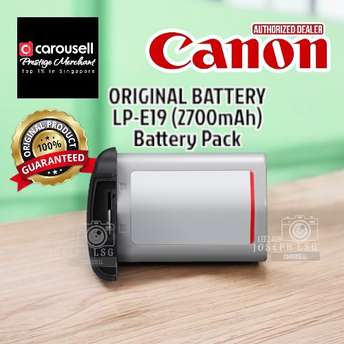 Canon ORIGINAL BATTERY LP-E19 (2700mAh) Battery Pack (YEAR 2025)|LPE19|lpe19, Photography ...