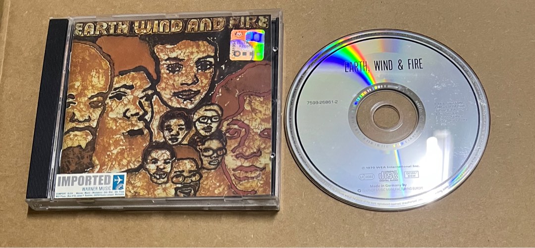 CD earth wind and fire 1st album 1971 WEA soul funk rock not kaset ...