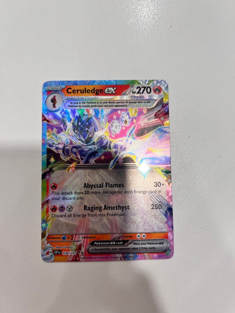 Ceruledge EX Surging Sparks Pokemon , Hobbies & Toys, Toys & Games on ...