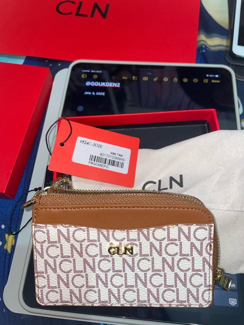 CLN Joie Card Holder, Women's Fashion, Bags & Wallets, Wallets & Card ...
