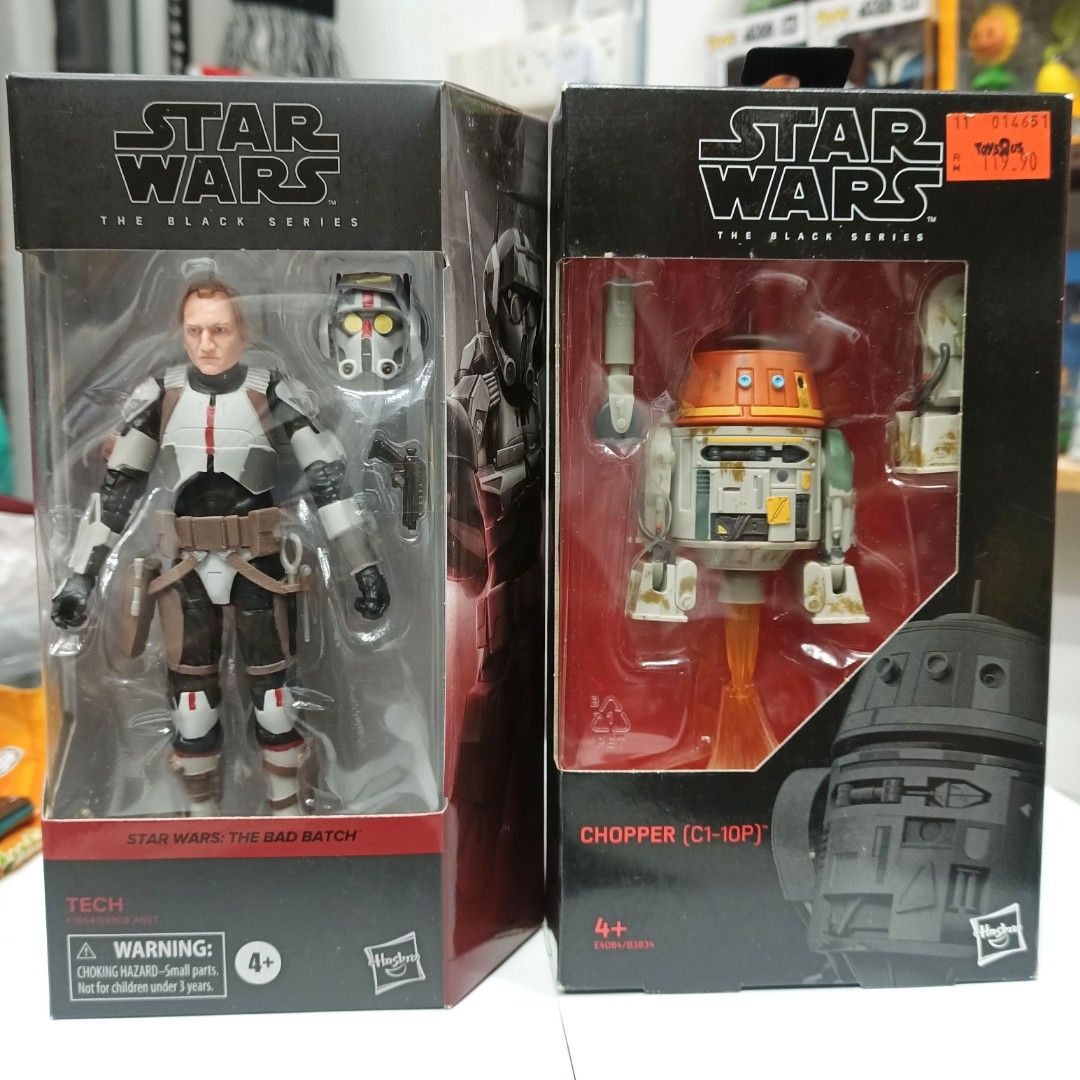 Star Wars Combo The Black Series Bad Batch TECH Droid CHOPPER, Hobbies ...