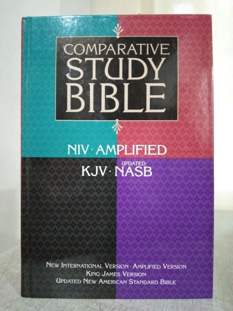 COMPARATIVE STUDY BIBLE, Four Popular Versions, arranged in Parallel ...