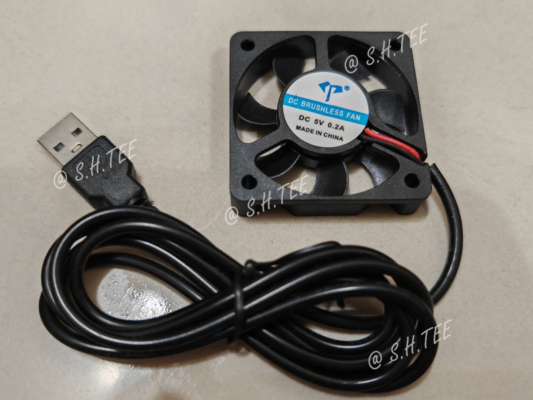Cooler Fan USB 5V For PC computer Motherboard or 3D Printer Power ...