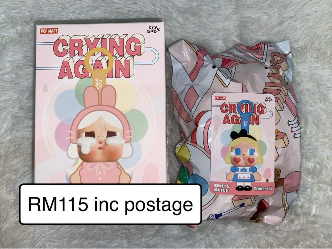 CRYING AGAIN PLUSH PENDANT (ALICE), Hobbies & Toys, Toys & Games on ...