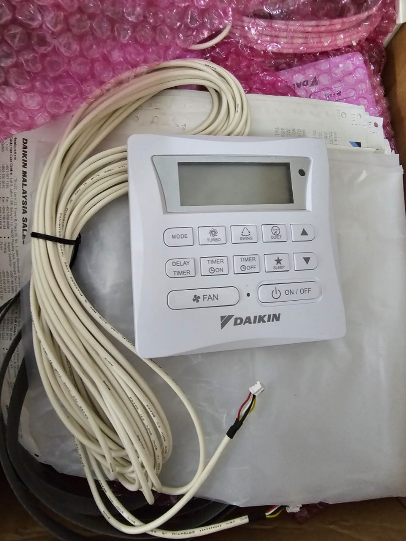 DAIKIN HANDSET, WIRED SLM8 S8 EC 10M, TV & Home Appliances, Air ...