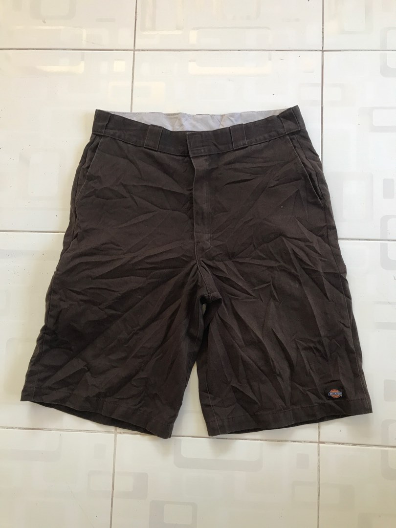 Dickies double patch choco brown, Men's Fashion, Bottoms, Shorts on ...