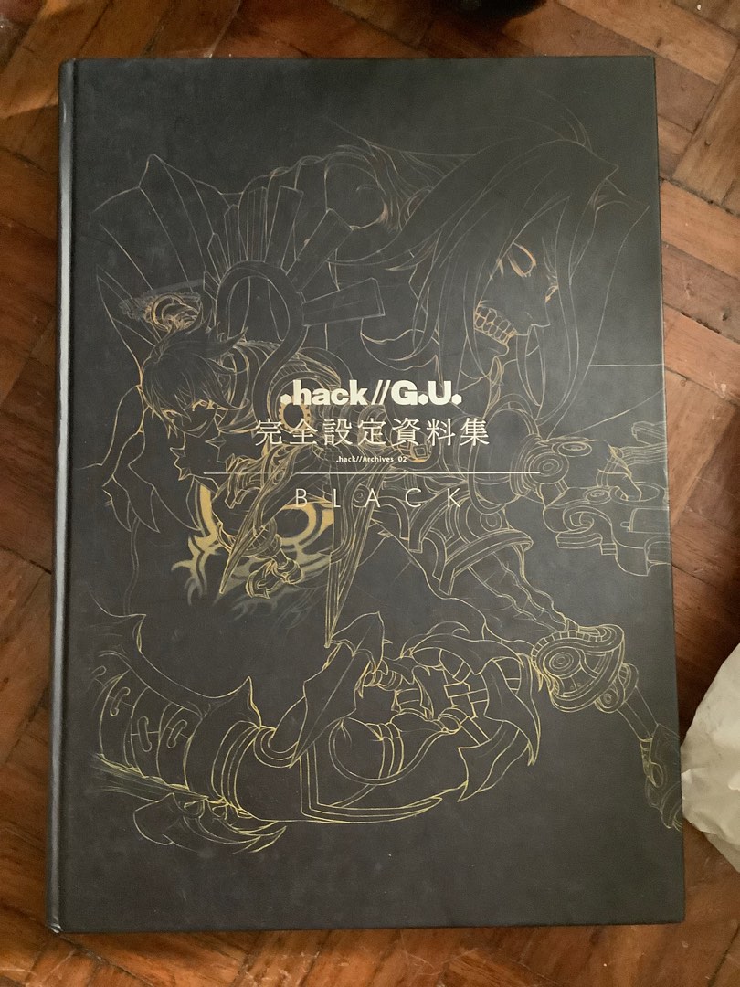 DOT hack BOOK black version with signature, Hobbies & Toys, Books ...