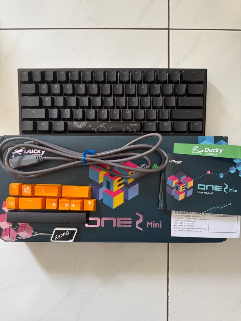 DUCKY ONE 2 MINI 60% KEYBOARD CHERRY SPEED SWITCH, Computers & Tech, Parts & Accessories ...