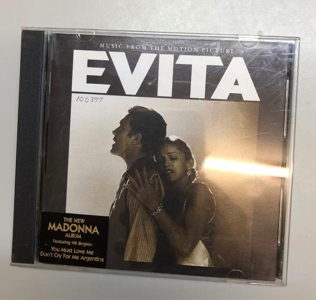 (Eng CD) Evita Original Soundtrack, Hobbies & Toys, Music & Media, CDs ...