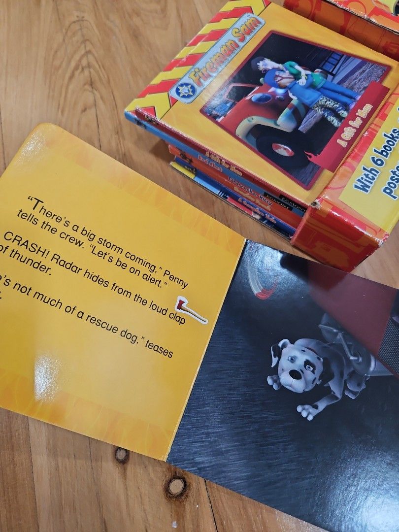 Fireman Sam Book Set, Hobbies & Toys, Books & Magazines, Children's ...