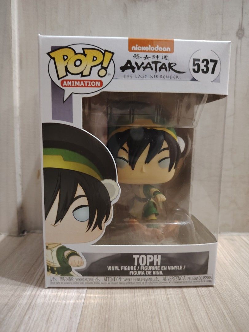 Funko POP Toph cartoon Aang The Last Air Bender, Hobbies & Toys, Toys ...