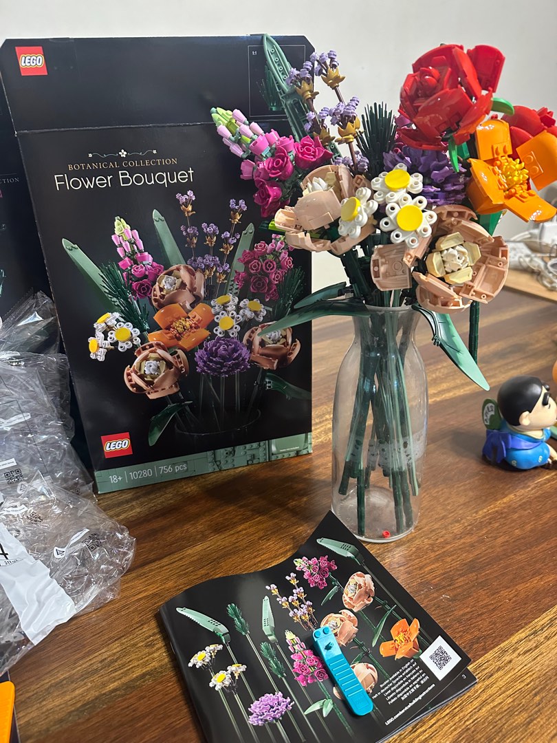 Genuine Lego 10280 Botanical flower PLUS Lego ROSE , Hobbies & Toys ...