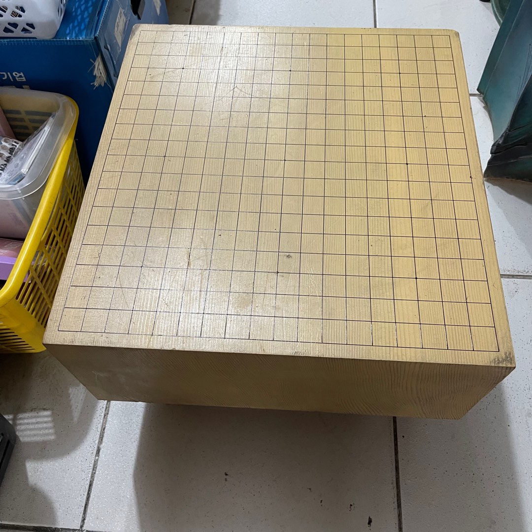 Go Board Table Solid Wood Go Board, Hobbies & Toys, Toys & Games on ...
