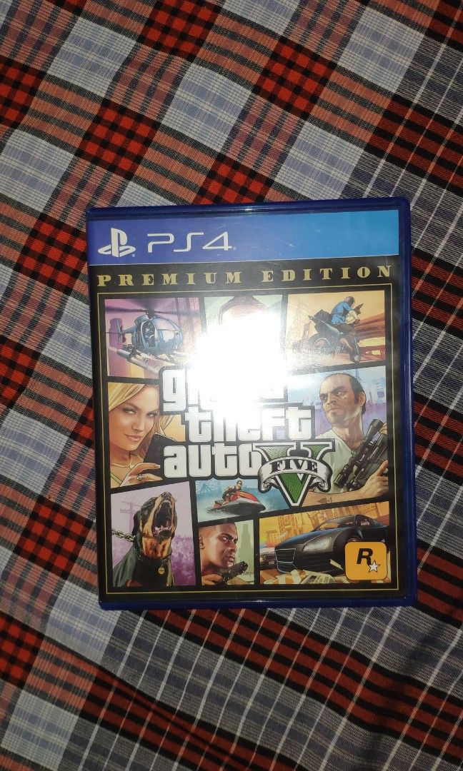 GRAND THEFT AUTO V/ GTA5 (DISC) for PS4, Video Gaming, Video Game ...