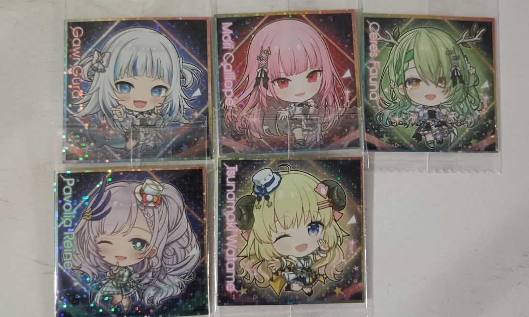 Hololive mini sticker collection vol.4, Hobbies & Toys, Toys & Games on ...