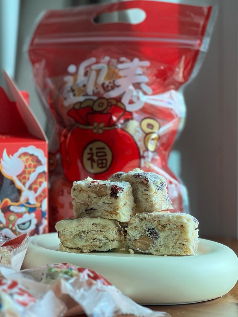 Homemade Snowflake Nougat雪花酥, Food & Drinks, Homemade Bakes on Carousell