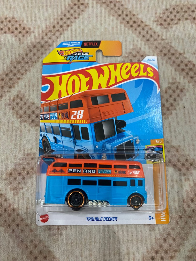 Hotwheels Trouble Decker, Hobbies & Toys, Toys & Games on Carousell