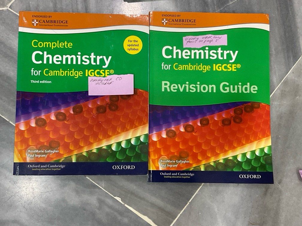 IGCSE CHEMISTRY COURSEBOOK & REVISION GUIDE, Hobbies & Toys, Books ...