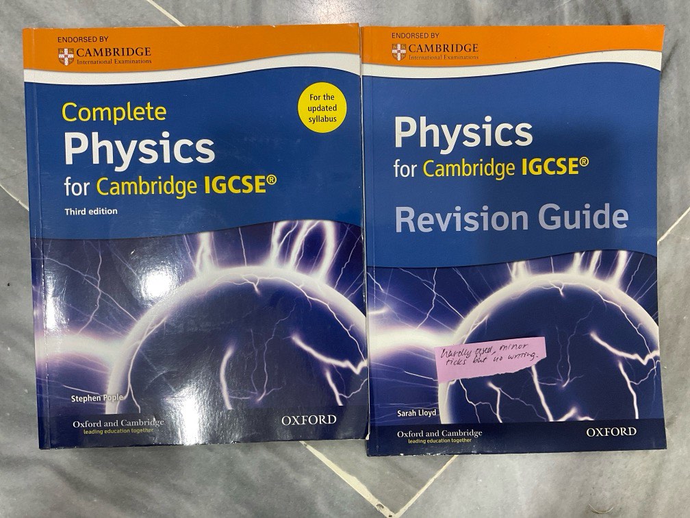 IGCSE Physics Coursebook & Revision Guide, Hobbies & Toys, Books ...