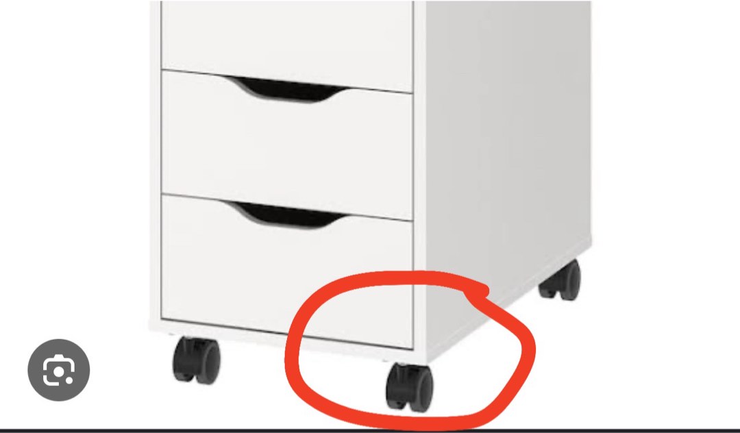 Ikea Caster Wheels (for alex drawer), Furniture & Home Living ...