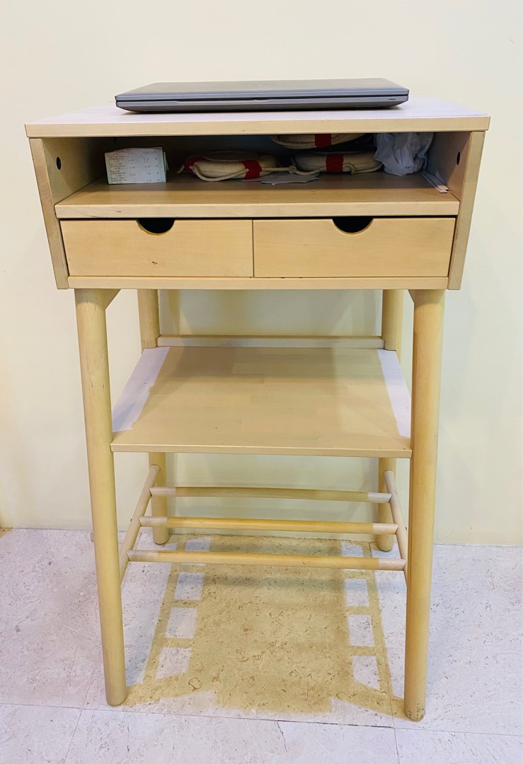 Ikea Standing Work Table, Furniture & Home Living, Furniture, Tables ...
