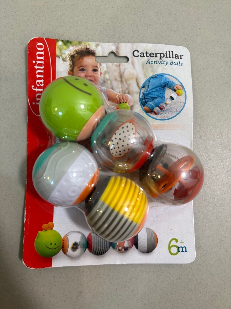 Infantino Caterpillar Activity Balls Children Toy (Age 6M+), Babies ...