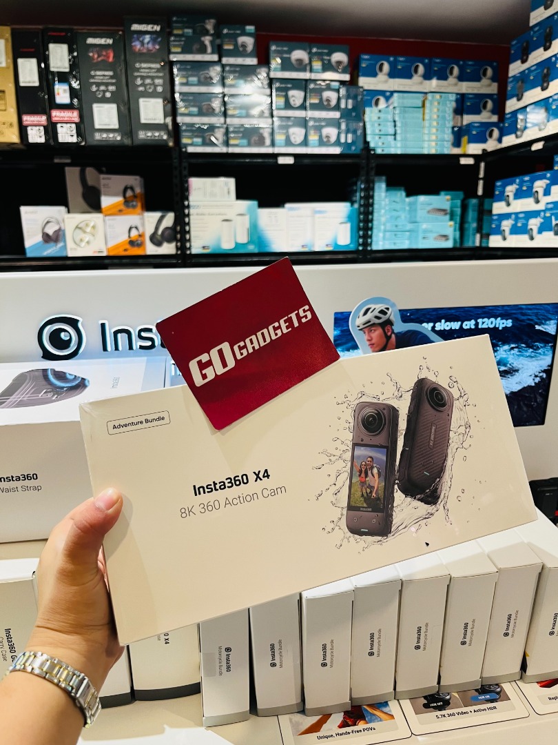 Insta360 X4 Adventure Bundle 256GB, Photography, Cameras on Carousell