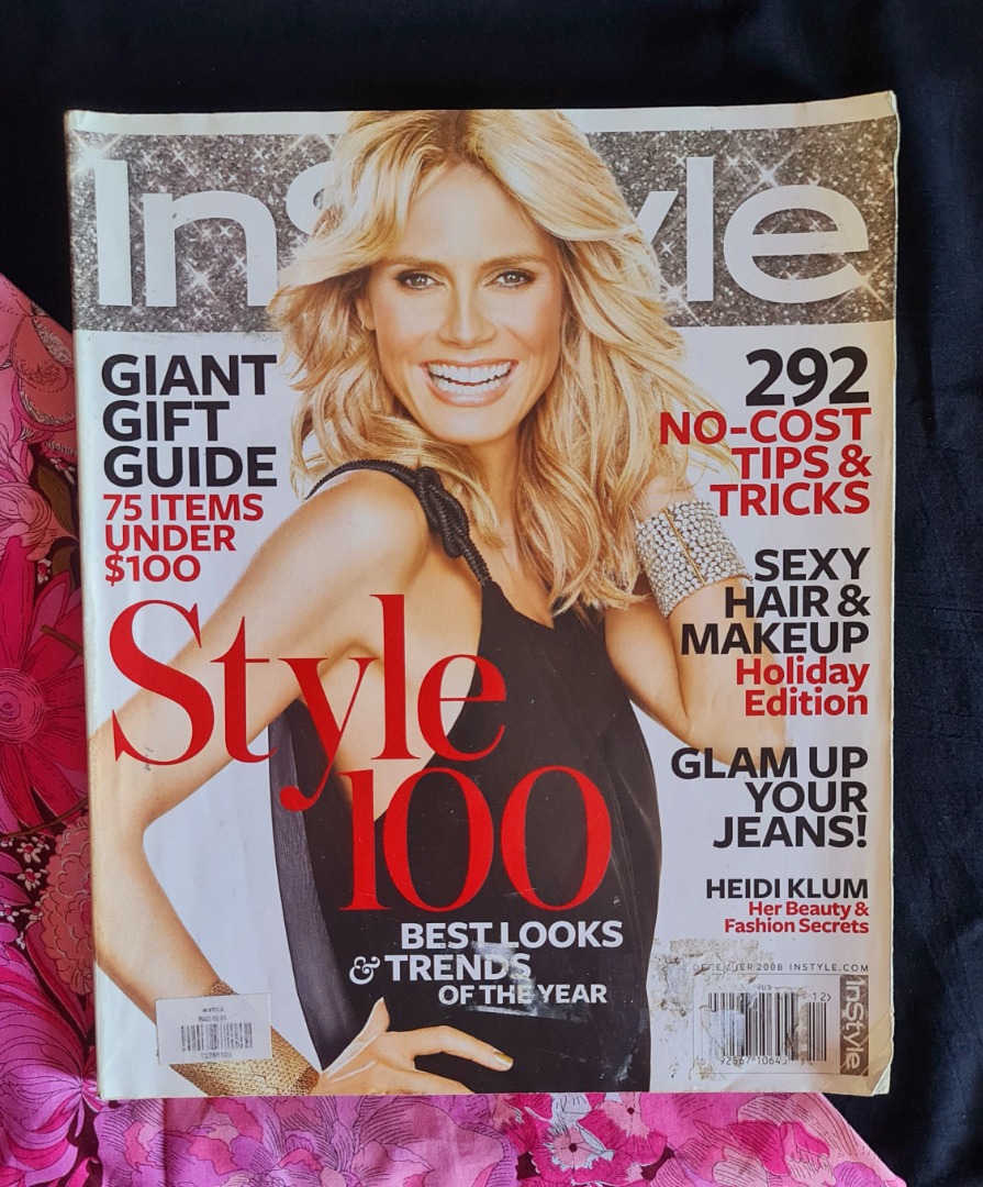 INSTYLE MAGAZINE (HEIDI KLUM COVER), Hobbies & Toys, Books & Magazines ...