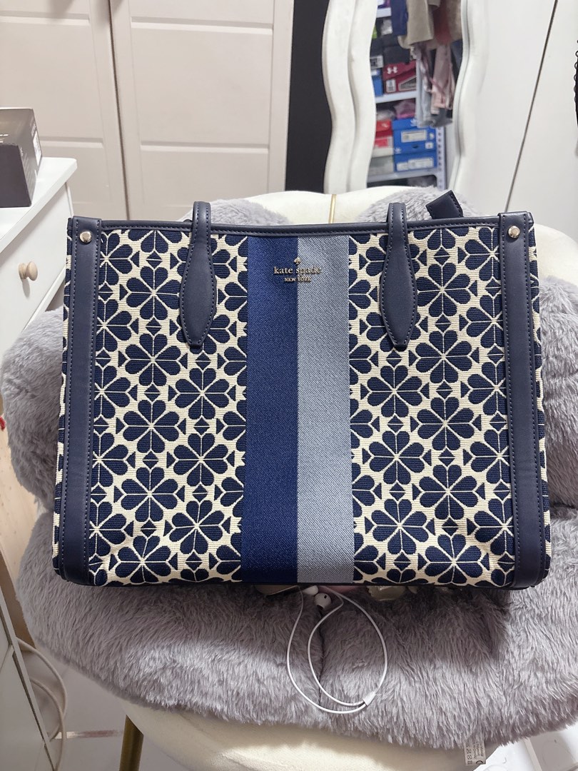 KATE SPADE CANVAS TOTE BAG, Women's Fashion, Bags & Wallets, Tote Bags ...