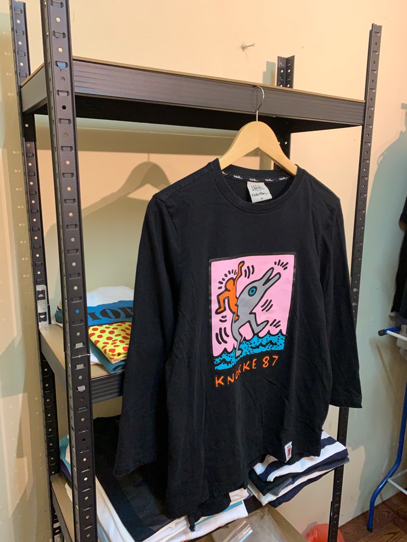 Keith Haring Long Sleeve, Men's Fashion, Activewear on Carousell