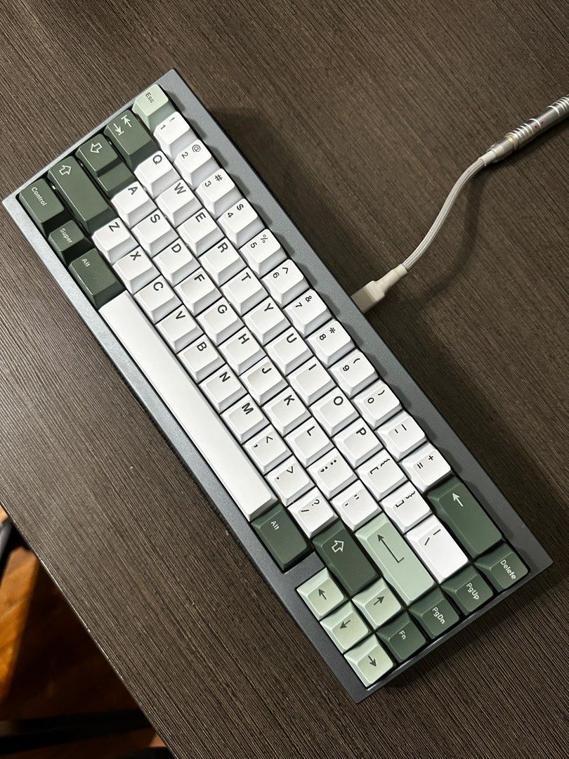 Keycult 2/65 Ocean Gray Alu Mechanical Artisan Custom Keyboard ...