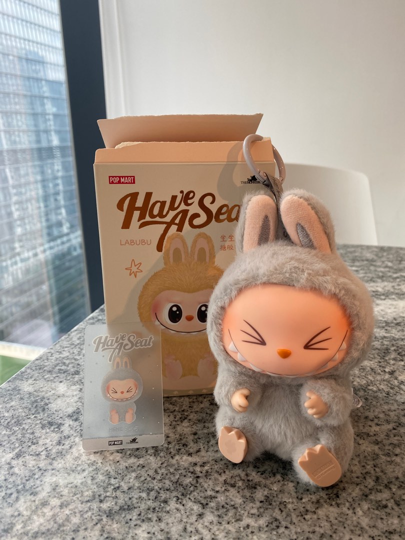Labubu Have A Seat Hehe, Hobbies & Toys, Toys & Games on Carousell