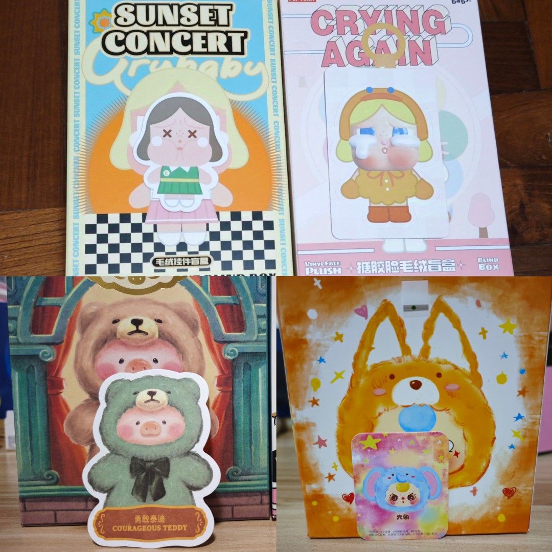 Labubu, Lulu pig, baby three, crybaby, Hobbies & Toys, Toys & Games on ...