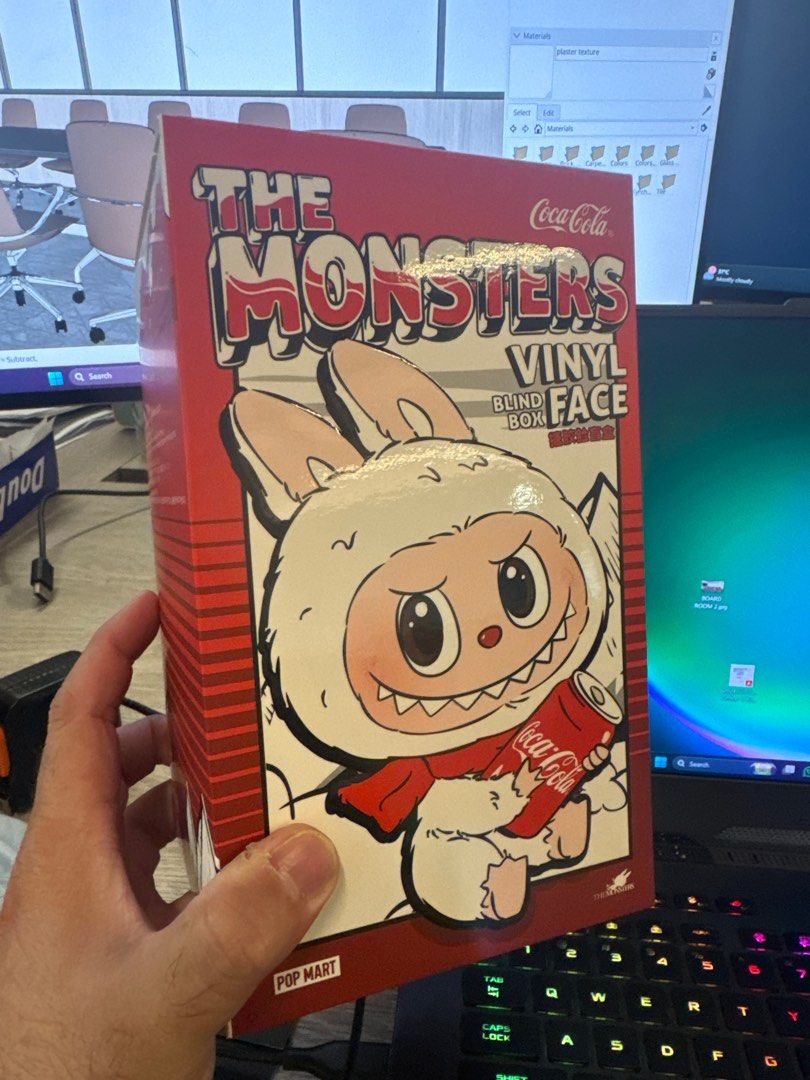 Labubu x coke cola vinyl plush, Hobbies & Toys, Toys & Games on Carousell